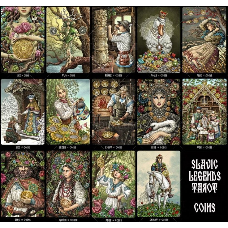 Славянские Легенды Таро (Золотой срез) / The Slavic Legends Tarot (Gold ...